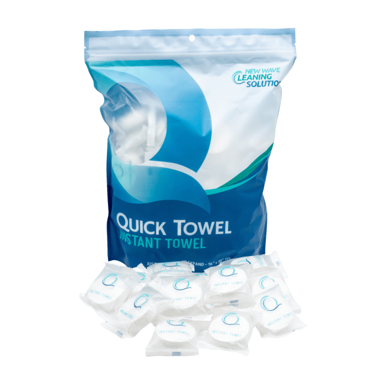 Compressed Towels | New Wave Cleaning Solutions