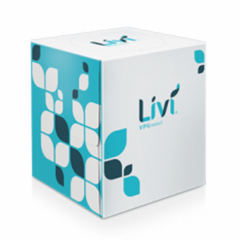 11516 Livi VPG Select Facial Tissue White Cube 36/90 Sheets - New Wave ...