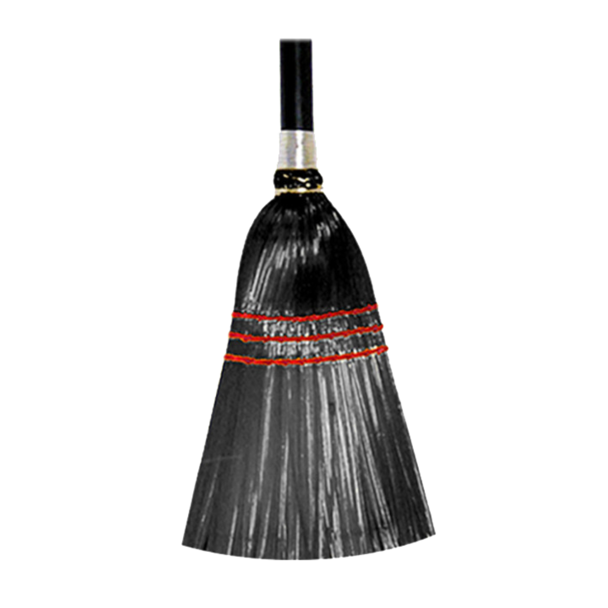 Performance Plus Plastic Lobby Broom Black 40” 13/16” Handle - New Wave ...