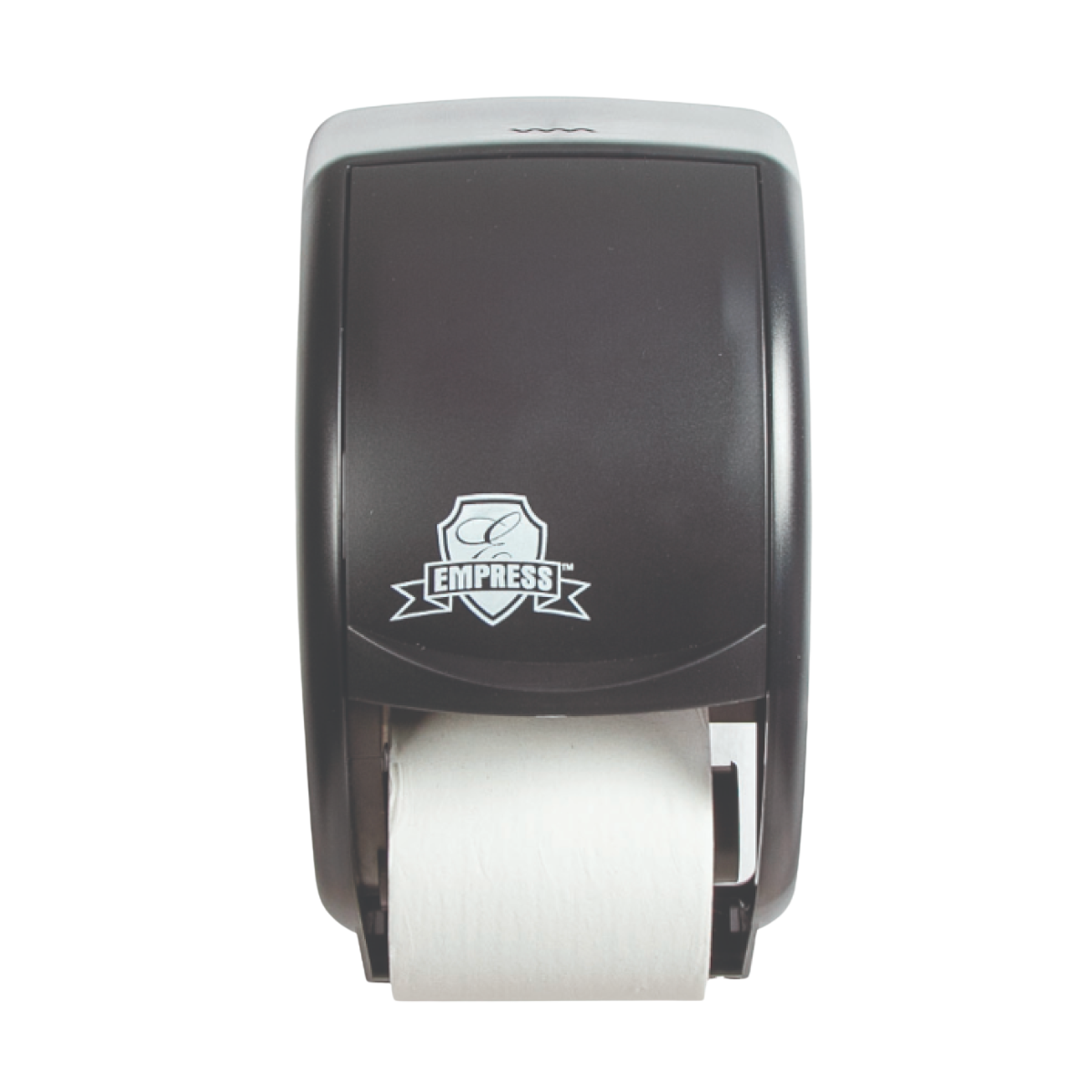 DOUBLE ROLL BATH TISSUE DISPENSER BLACK PLASTIC – EACH - New Wave ...